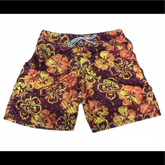 Uzzi | Swim | Vtg Uzzi Amphibious Gear Swim Suit Board Shorts 36 | Poshmark